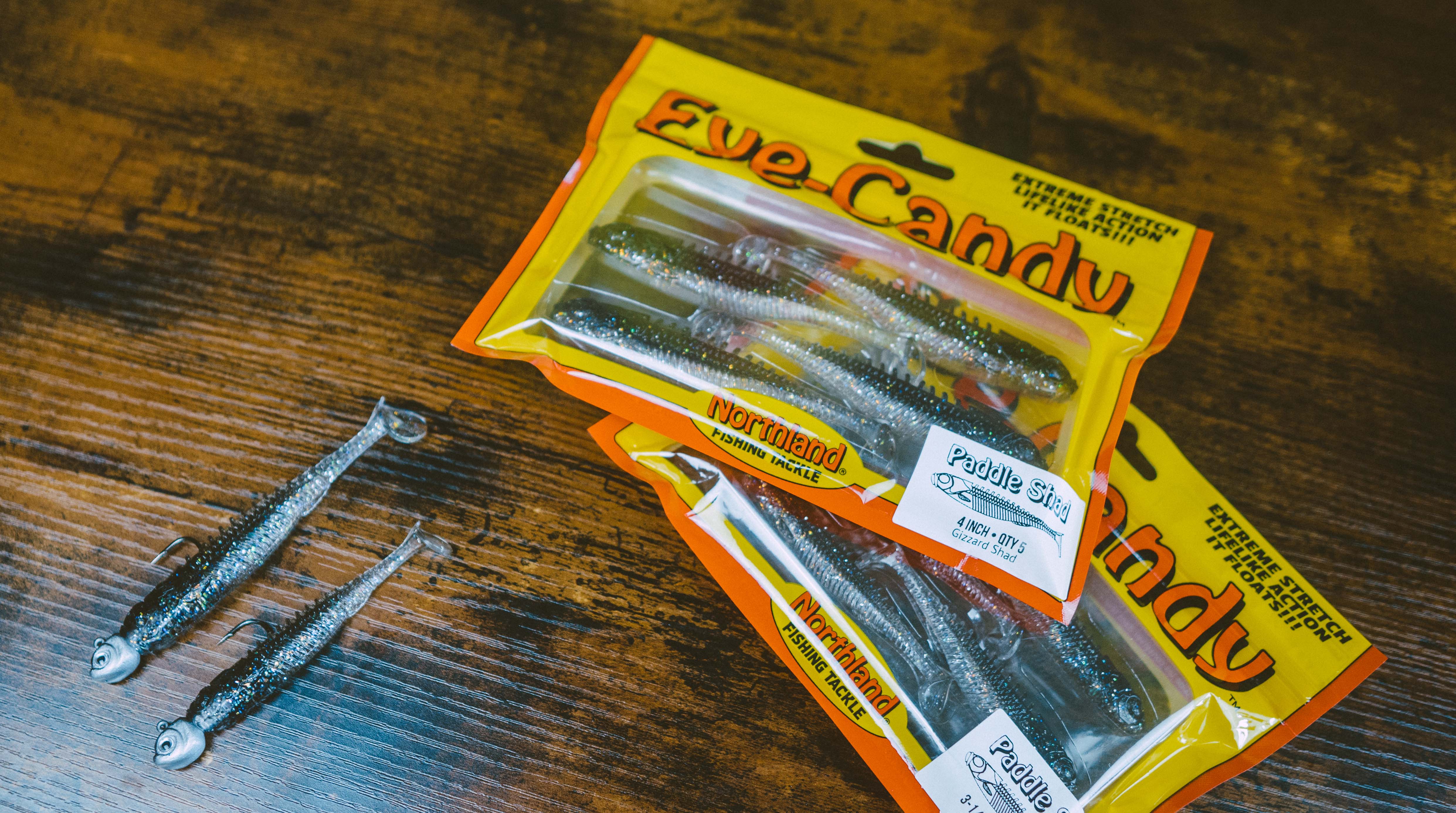 4 Inch Eye-Candy Paddle Shad | Northland Fishing Tackle